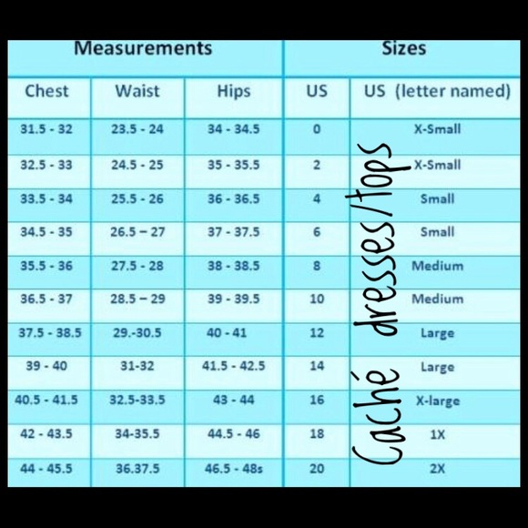 Cache | Shoes | Chart Style Conversion | Poshmark